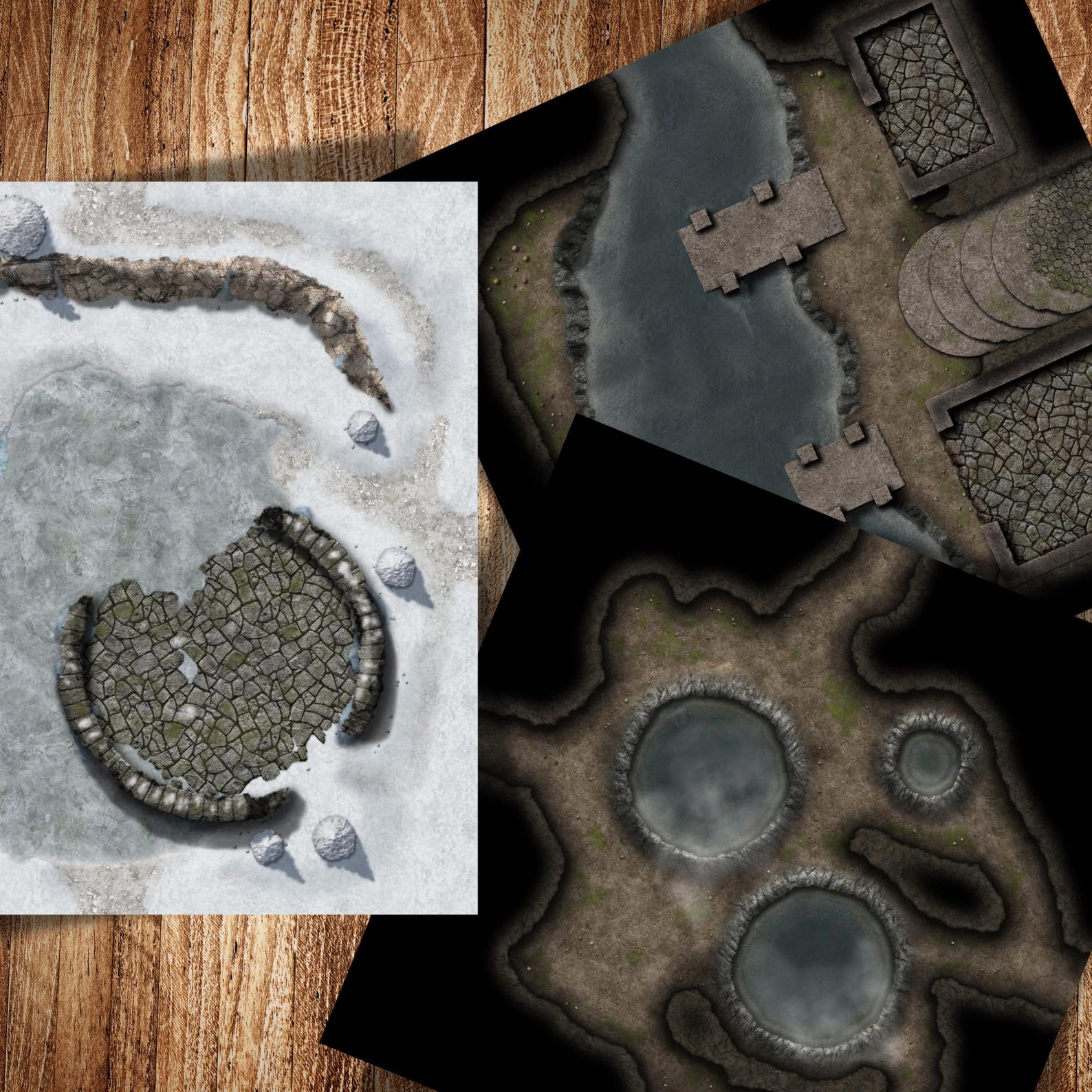 300+ TTRPG Map Tiles, Battlemaps, Dnd Maps, D&D, Pathfinder, Gridded ...
