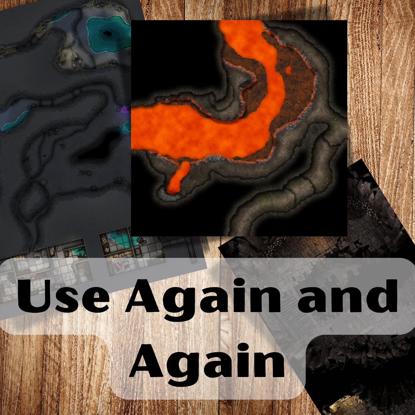 300+ TTRPG Map Tiles, Battlemaps, Dnd Maps, D&D, Pathfinder, Gridded ...