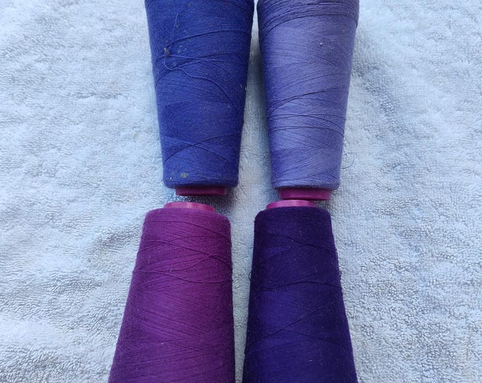 Vintage 4 Pack Purple Shades of American Thread Brand Spun Dee ...