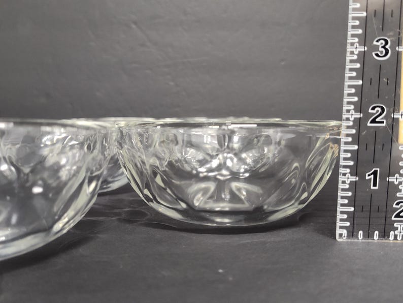 Pyrex Teardrop Thumbprint 4.5" Berry Dessert Bowls Single or 2 Pc Set ...