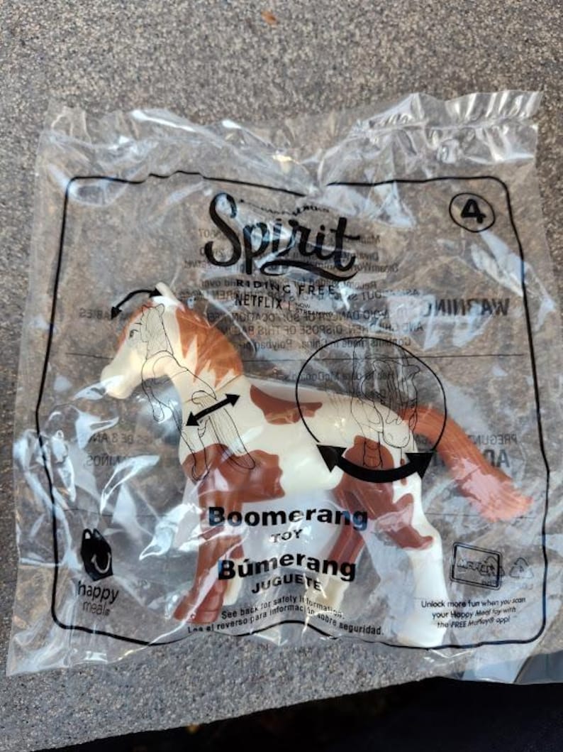 Spirit Riding Free Mcdonald's Happy Meal Toys Boomerang, Chica Linda ...