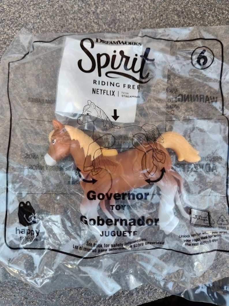 Spirit Riding Free Mcdonald's Happy Meal Toys Boomerang, Chica Linda ...