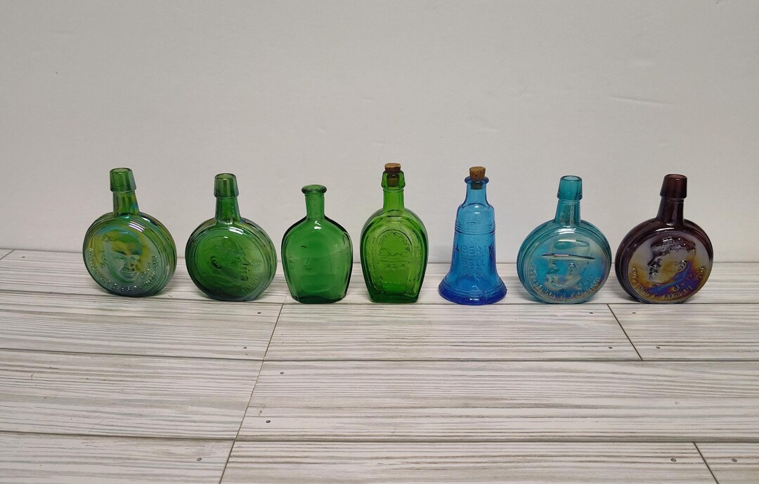 Choice of Vintage 1970s Mini Wheaton Glass Bitters Bottles - Etsy