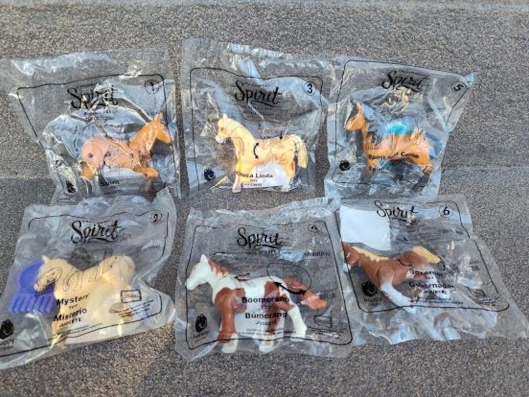 Spirit Riding Free Mcdonald's Happy Meal Toys Boomerang, Chica Linda ...