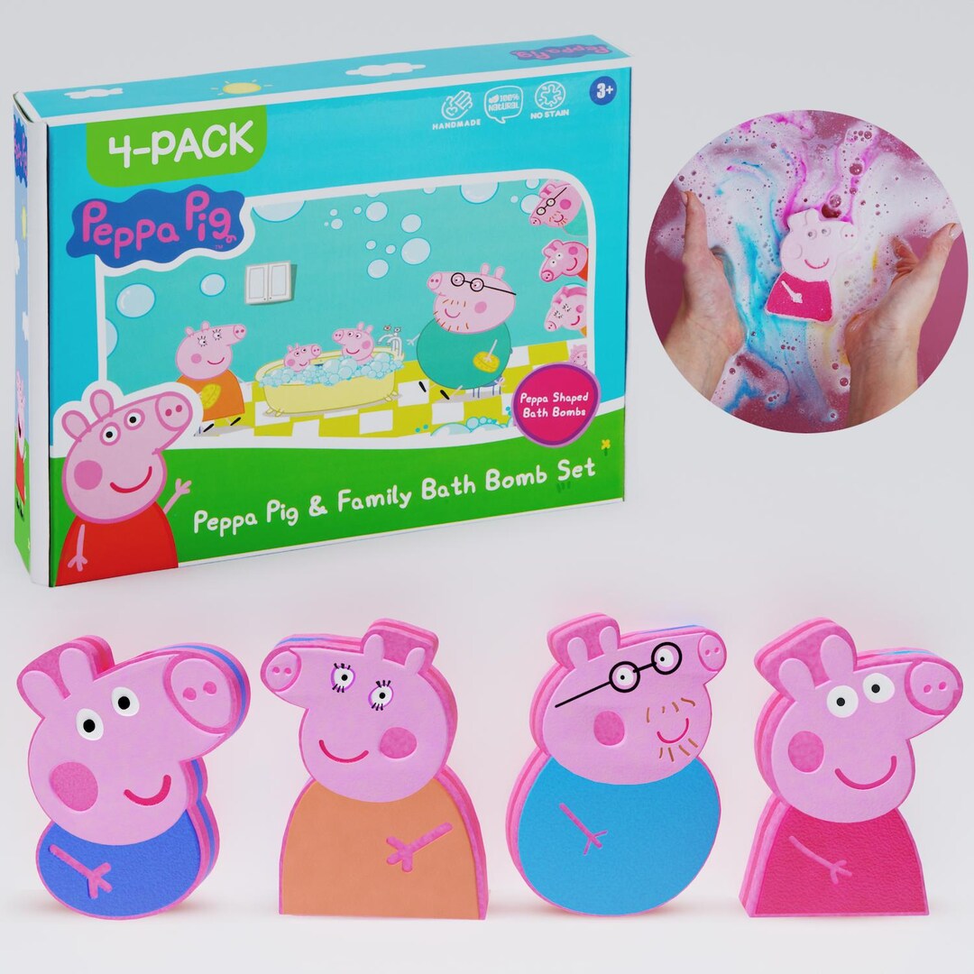 Peppa Pig Bath Bombs - Etsy