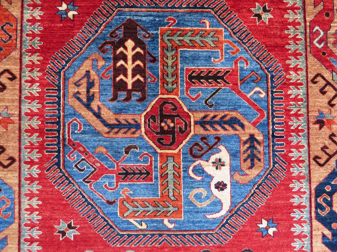 Armenian Antique Style Elegant Handmade Rug - Etsy