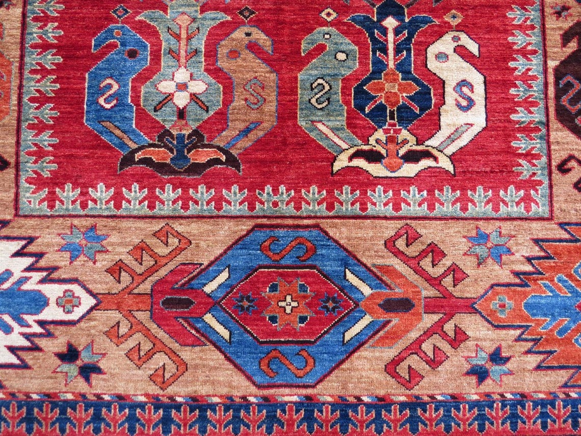 Armenian Antique Style Elegant Handmade Rug - Etsy