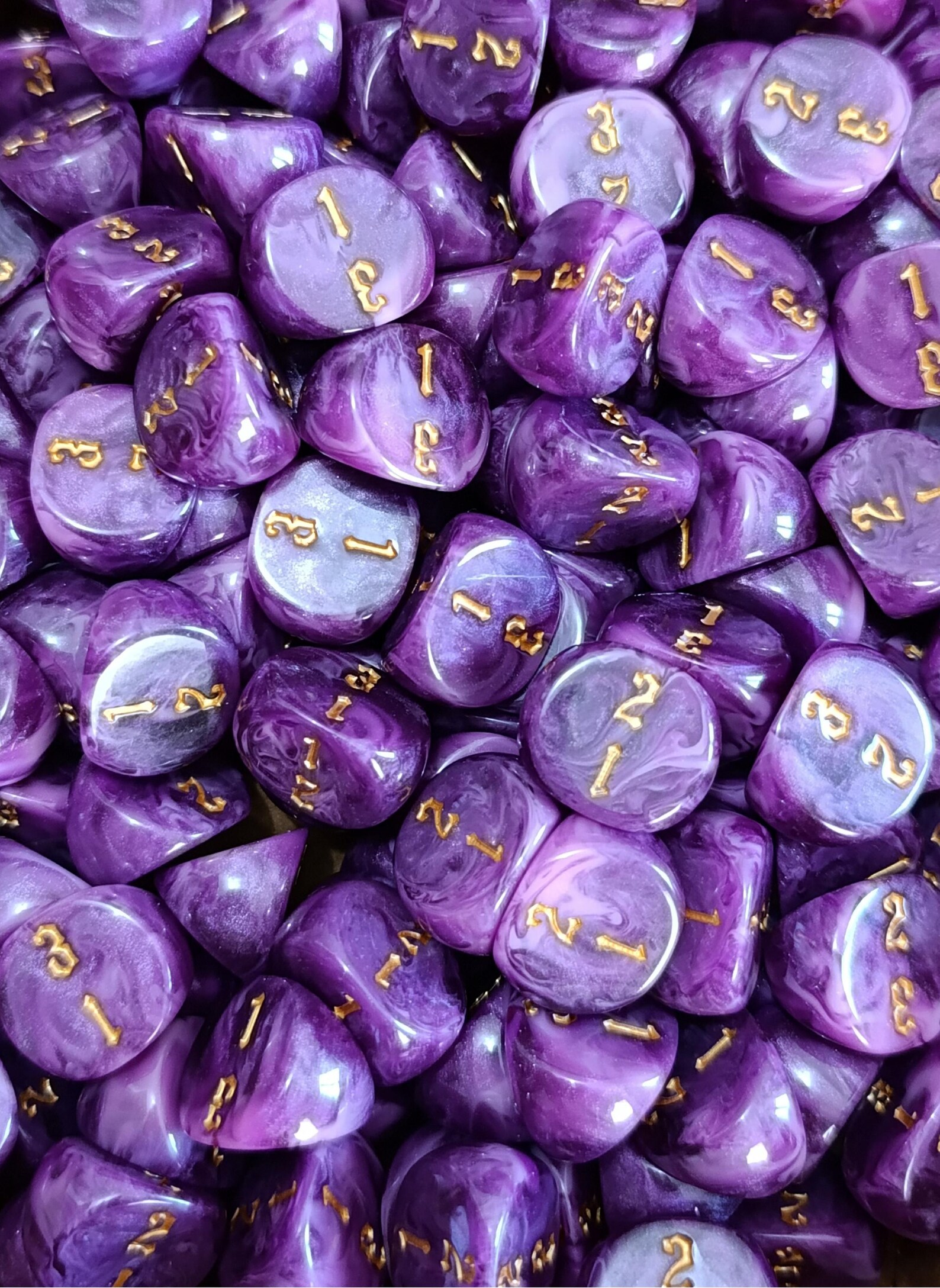 D3 Dice, Counter Dice, 3 Faces Dice, Table Top Dices, Wargames Dices ...