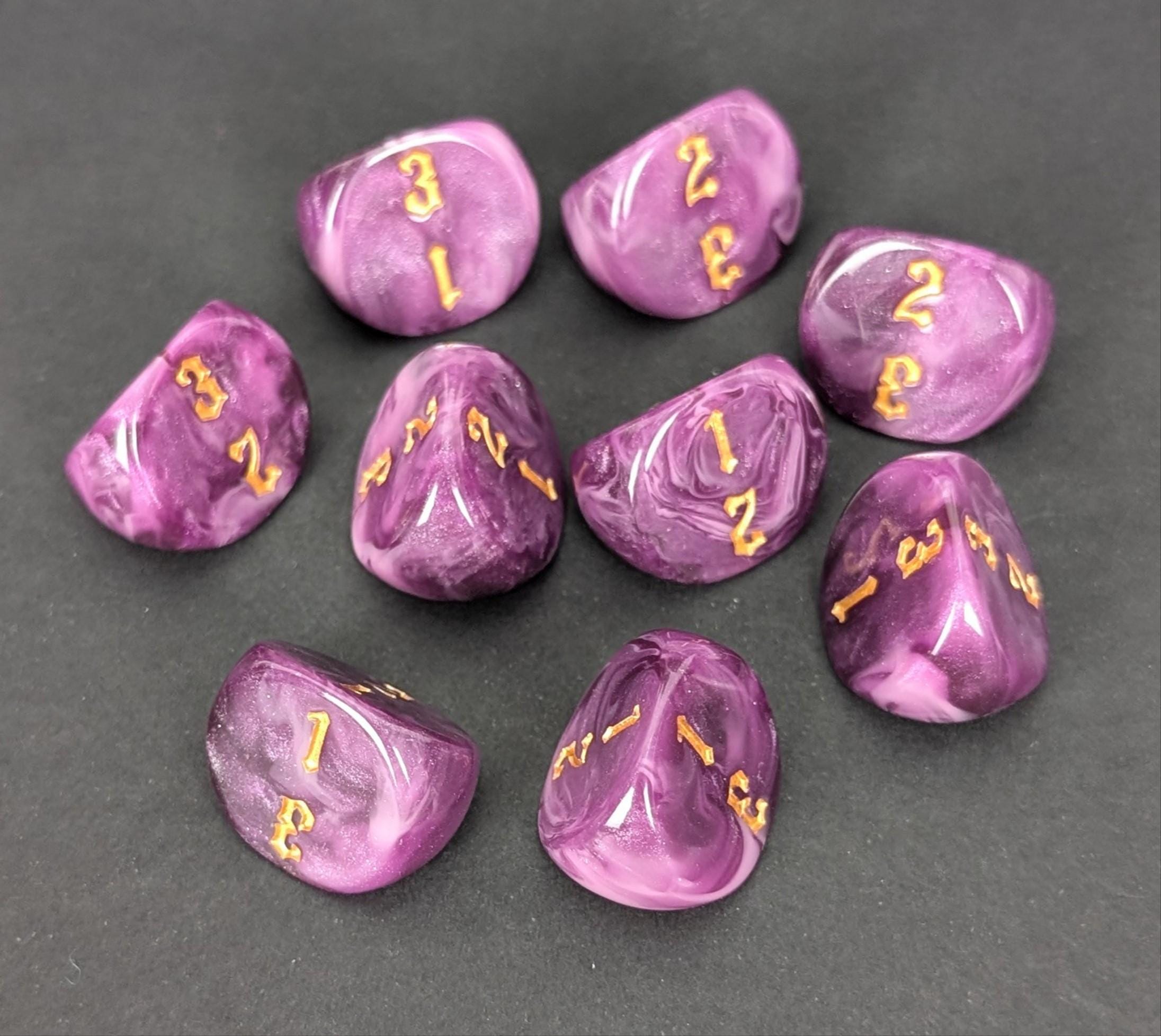 D3 Dice, Counter Dice, 3 Faces Dice, Table Top Dices, Wargames Dices, Skirmish, Rol Dices. - Etsy
