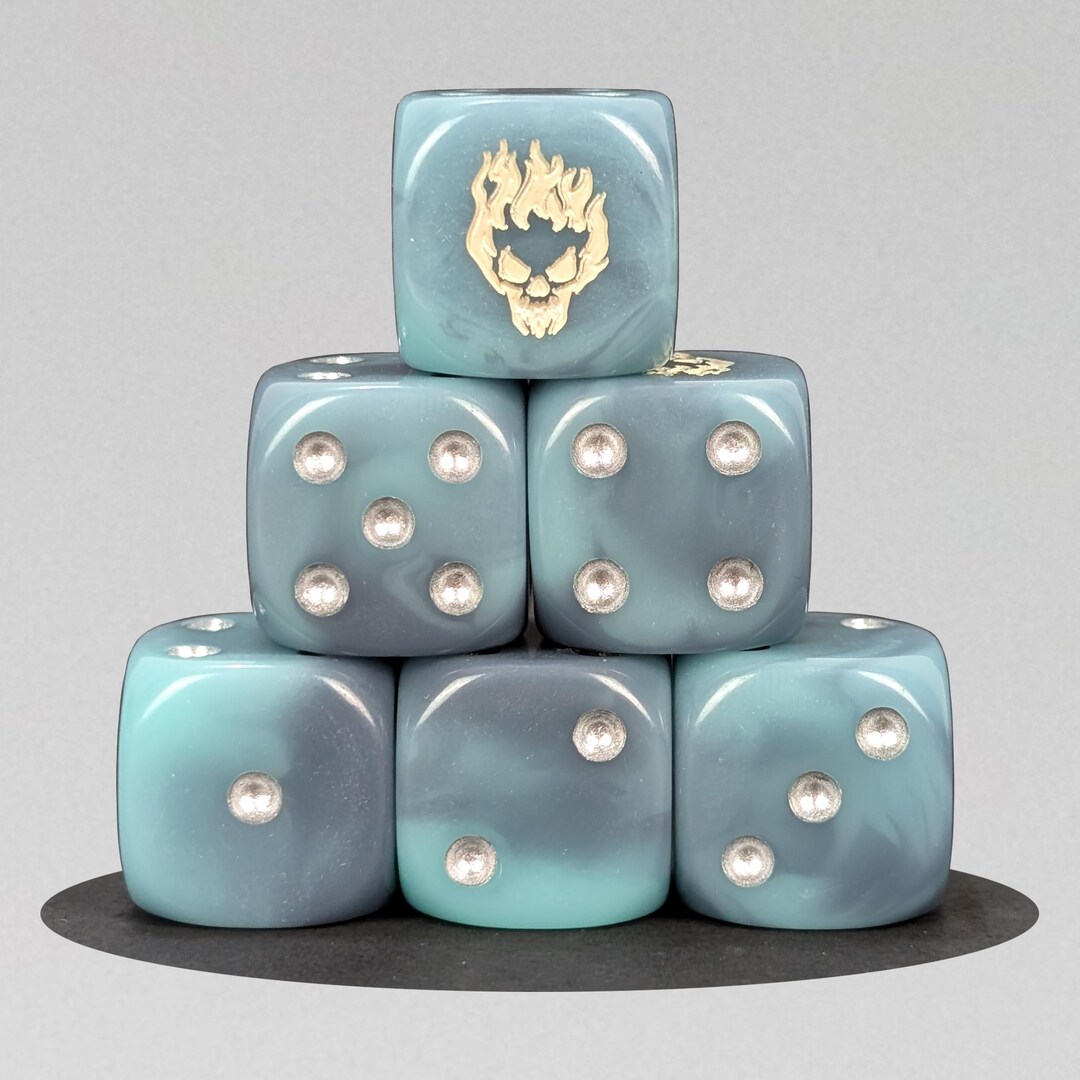 D6 Dice Cursed Spirits Army,ghost Army,necromancer Dice,spirit Dice ...