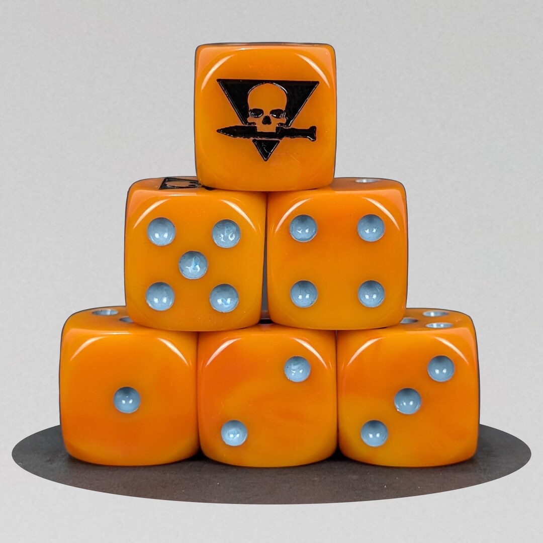 D6 Dice Kill Team, Combatant Group Dice, Skull Dice, Tactical Dice ...