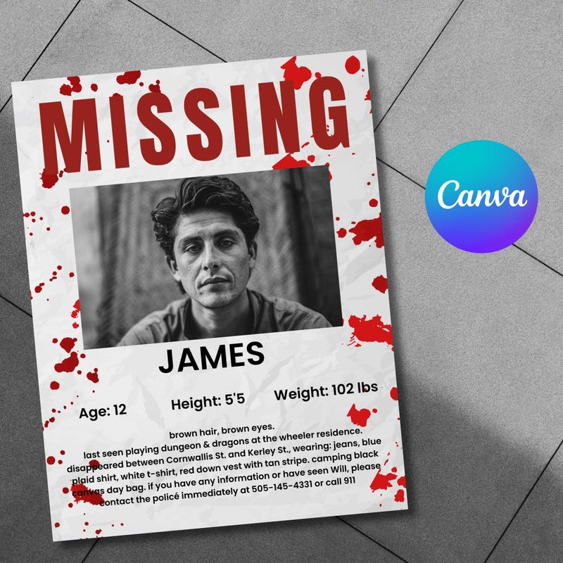 Halloween Wanted Poster - Etsy