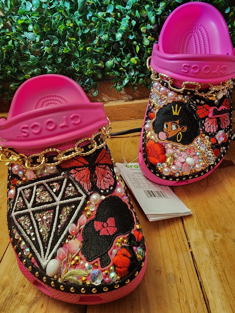 Kid Designer Crocs - Etsy