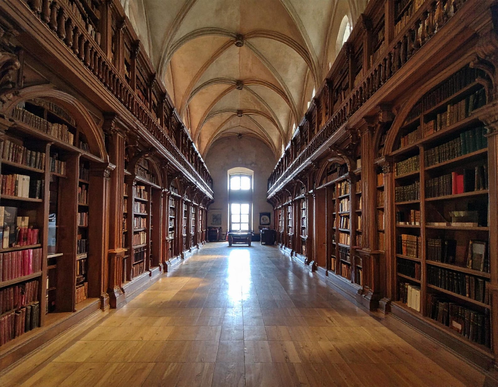 4 Pcs Mystical Ancient Library Digital Art Print | Floating Candles ...