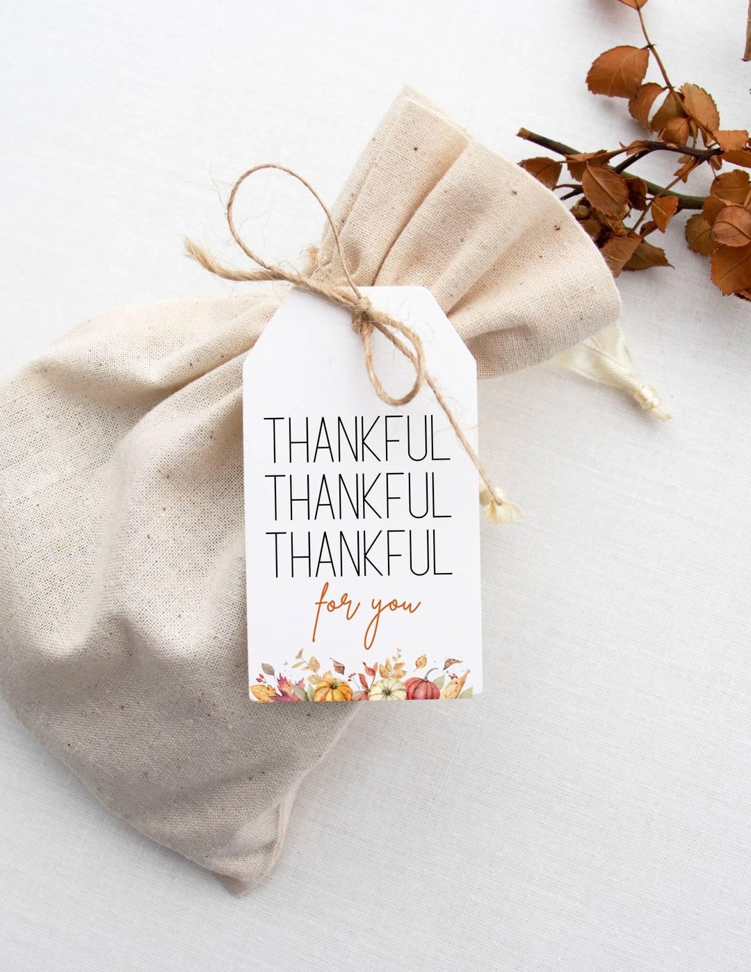 Thankful for You Gift Tag | Thankful Thankful Thankful | Printable ...