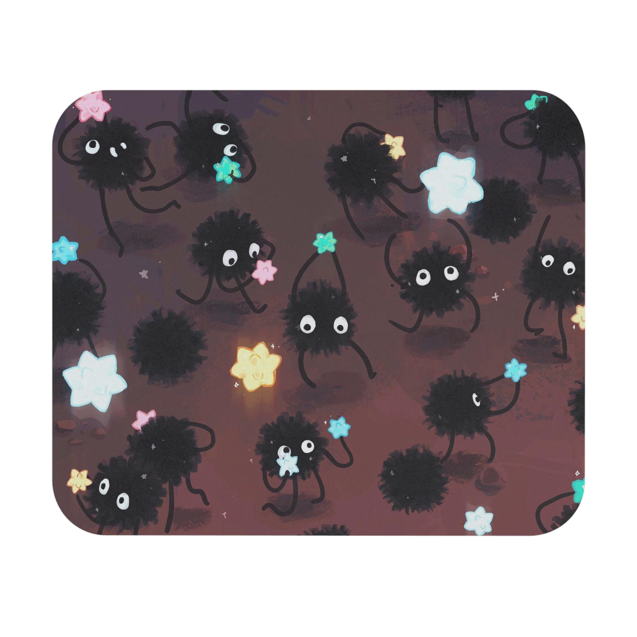 Soot Sprites Mouse Pad | 9" X 8" , Susuwatari Anime Gift, Office ...