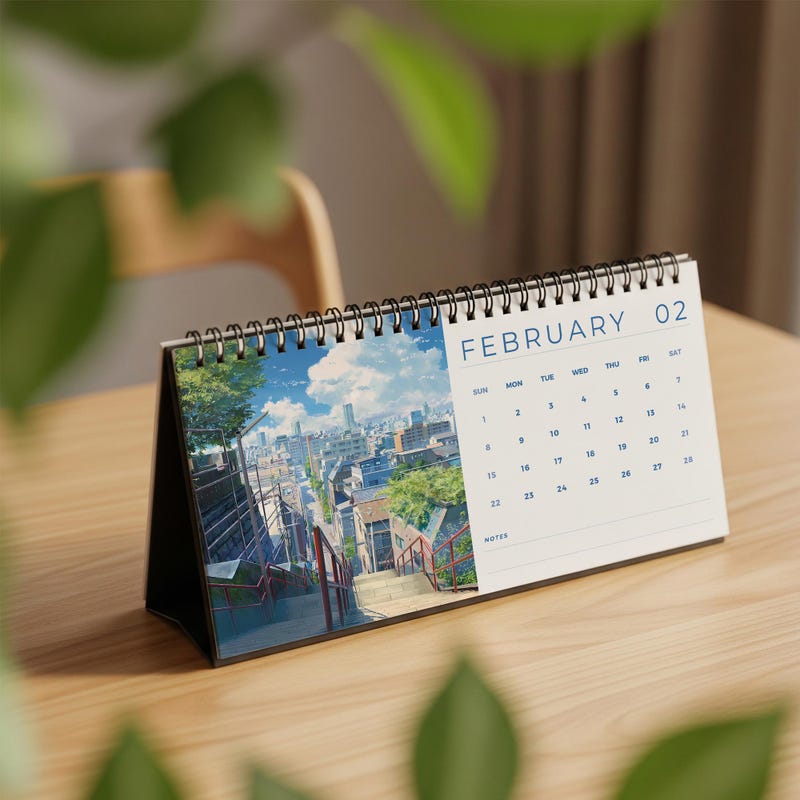 Anime Landscape Calendars - Etsy