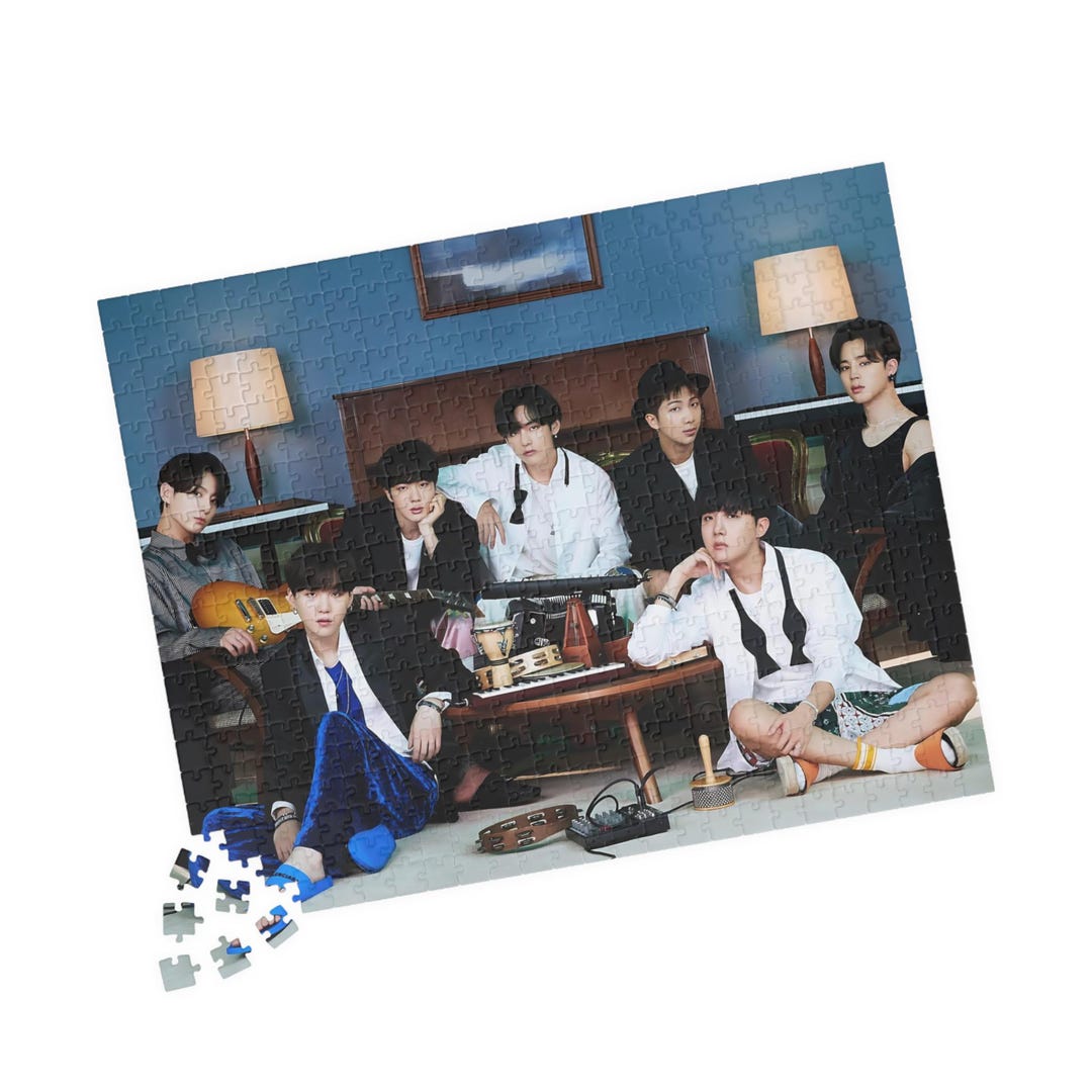 BTS Members Jigsaw Puzzle (110, 252, 520 Piece) Kpop Gift Jungkook V ...