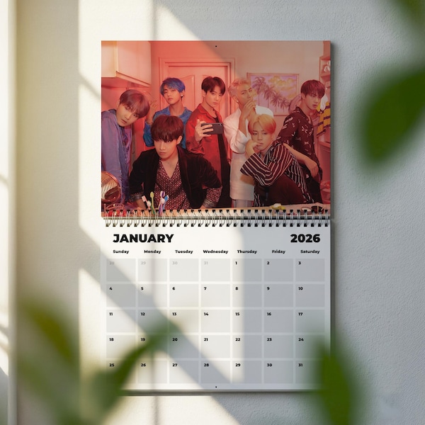 Yoongi and Jin Calendar - Etsy UK