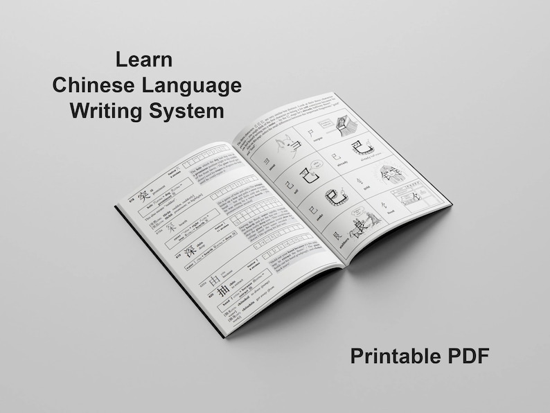 Learn Chinese Writing System and Origin Mandarin China Perfect for ...