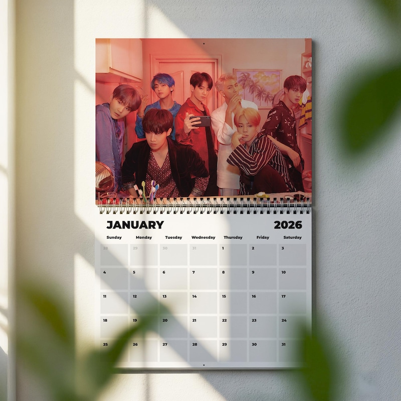 2026 Kpop Desk Calendar - Etsy