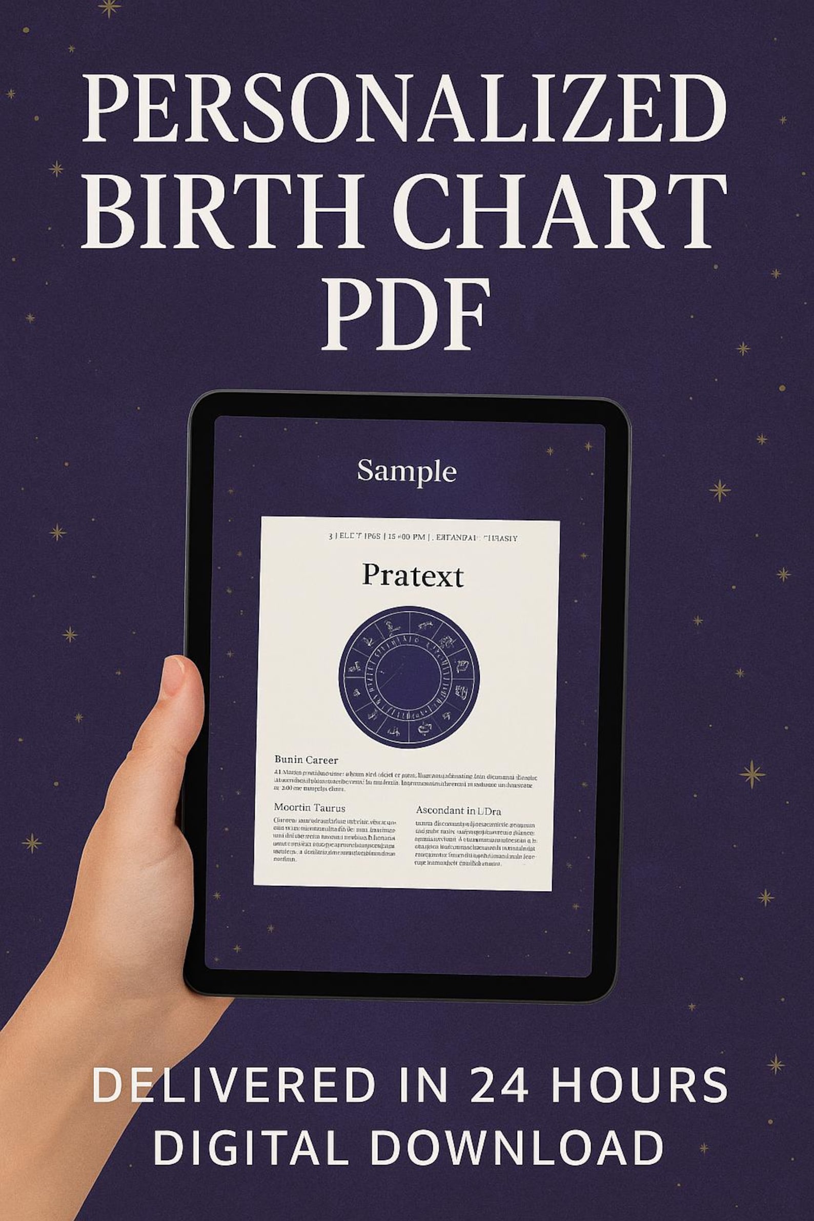 Personalized Natal Chart Analysis, Detailed Astrology Report PDF ...