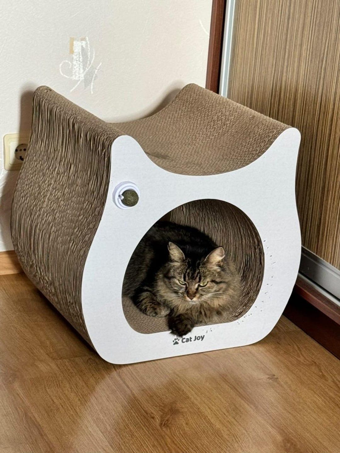 Feline Playground Cat Scratcher House meowhaus Wooden Luxury Pet ...