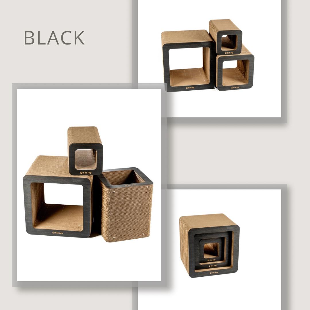 Modern Design Luxury Cat Scratcher House “hideout” - Wooden & Cozy ...