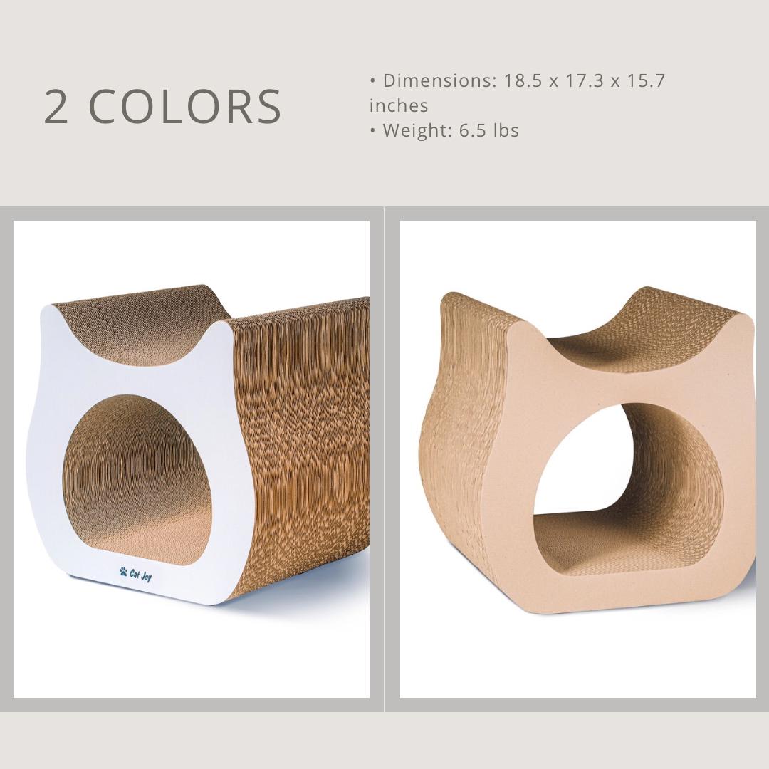 Feline Playground Cat Scratcher House “meowhaus” - Wooden Luxury Pet ...