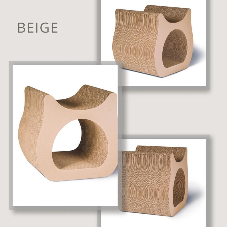 Feline Playground Cat Scratcher House meowhaus Wooden Luxury Pet ...