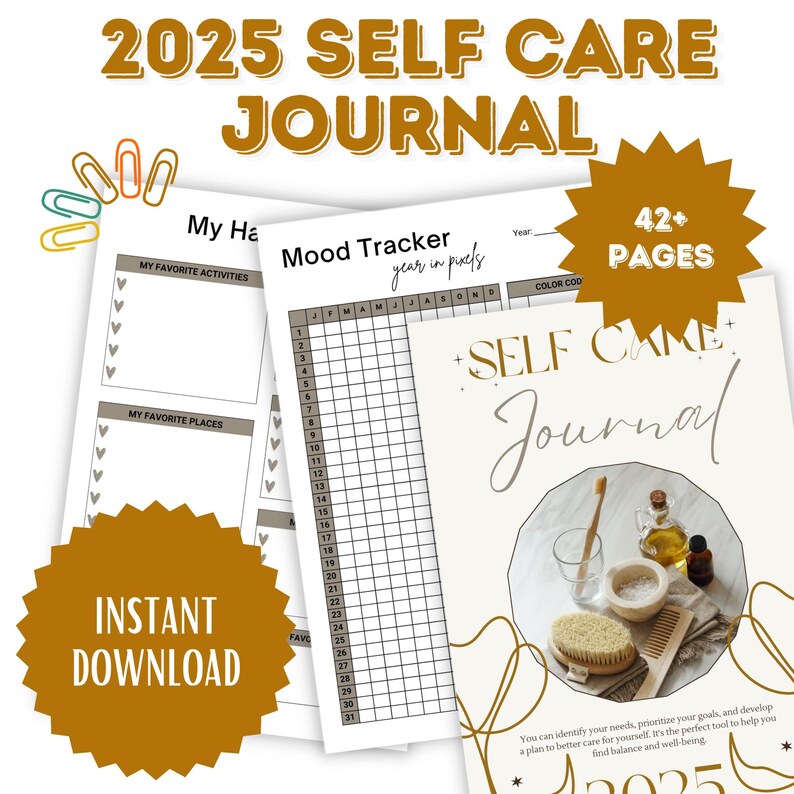 Self Care Journal, Self Care Planner Digital, Self Care Printable, Self ...