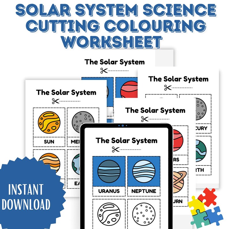 Solar System Activity & Planet Research Worksheets Homeschool Science ...
