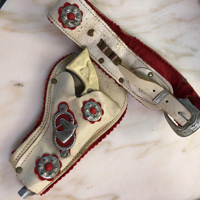 Vintage 1950s Kit Carson Cap Gun With Original Red and White - Etsy