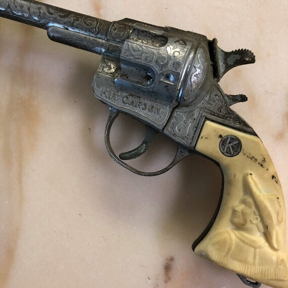 Vintage 1950s Kit Carson Cap Gun With Original Red and White - Etsy
