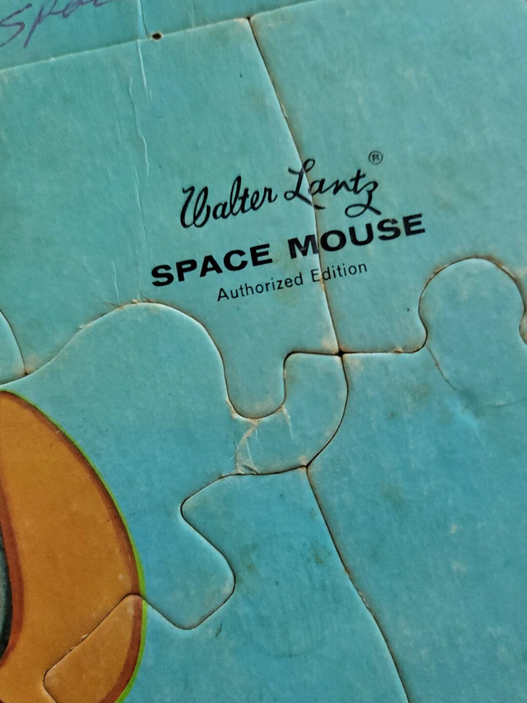 Vintage Walter Lantz Space Mouse Inlaid Puzzle Saalfield 1968 - Etsy España