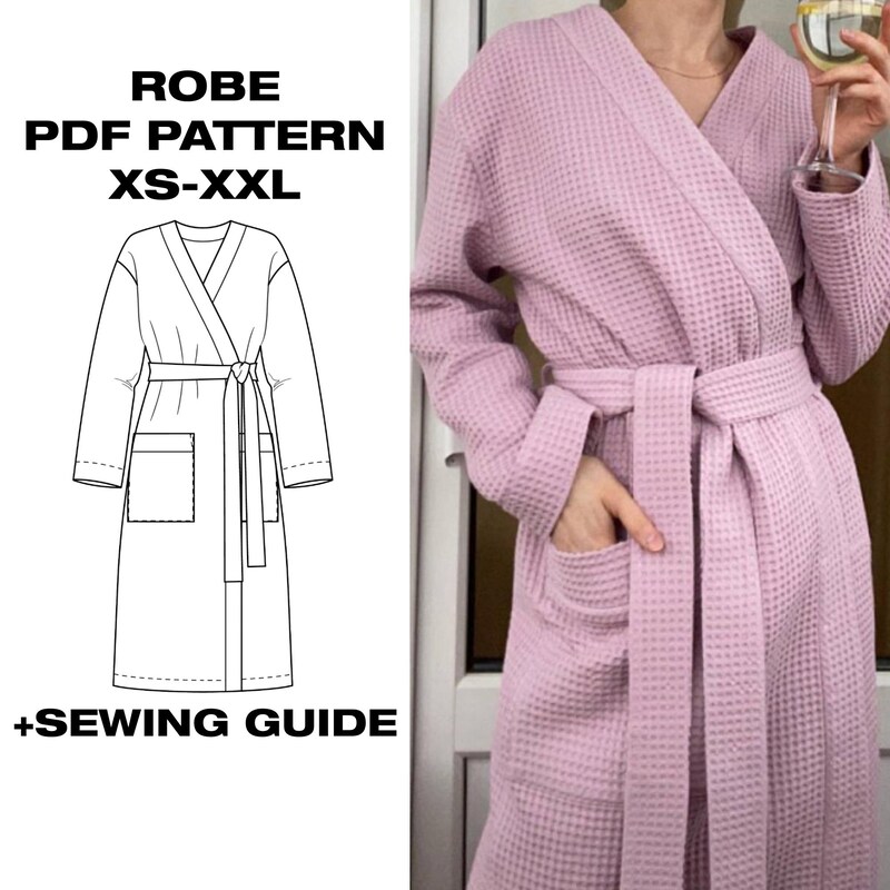Robe Sewing Pattern - Etsy Australia