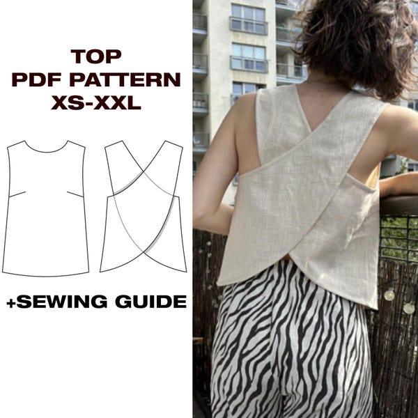 Draped Top Pattern - Etsy