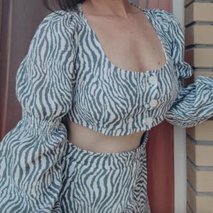 Women Top Pattern | Gathered Sleeves Top | Puffed Sleeve Top Pattern ...