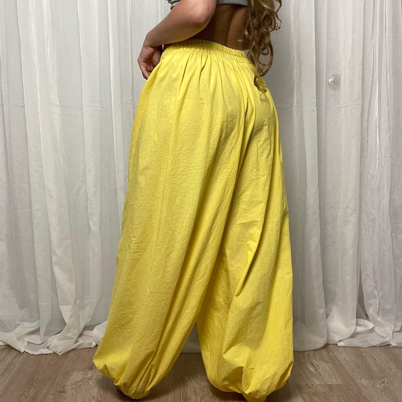 Palazzo Pants Sewing Pattern + Video: Wide Leg Harem Trousers (XS-2XL ...