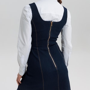 Jeans Dress | Midi Jumper Dress| Midi Denim Dress | PDF Sewing Pattern ...