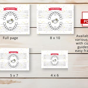 Lost Tooth Tracker Printable: Tooth Fairy Record Keeper (digital ...