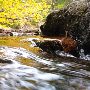 Canvas - New Hampshire River in the Fall - Etsy