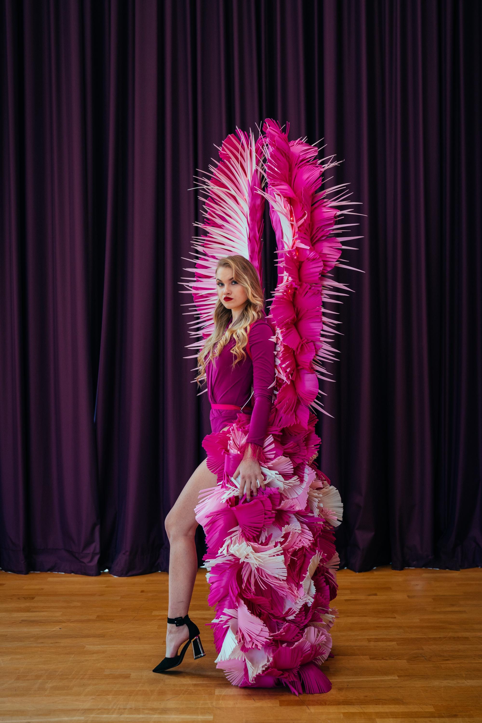 Pink Wings Costume Extra Large Size, Dance Costume, Cospalyer - Etsy