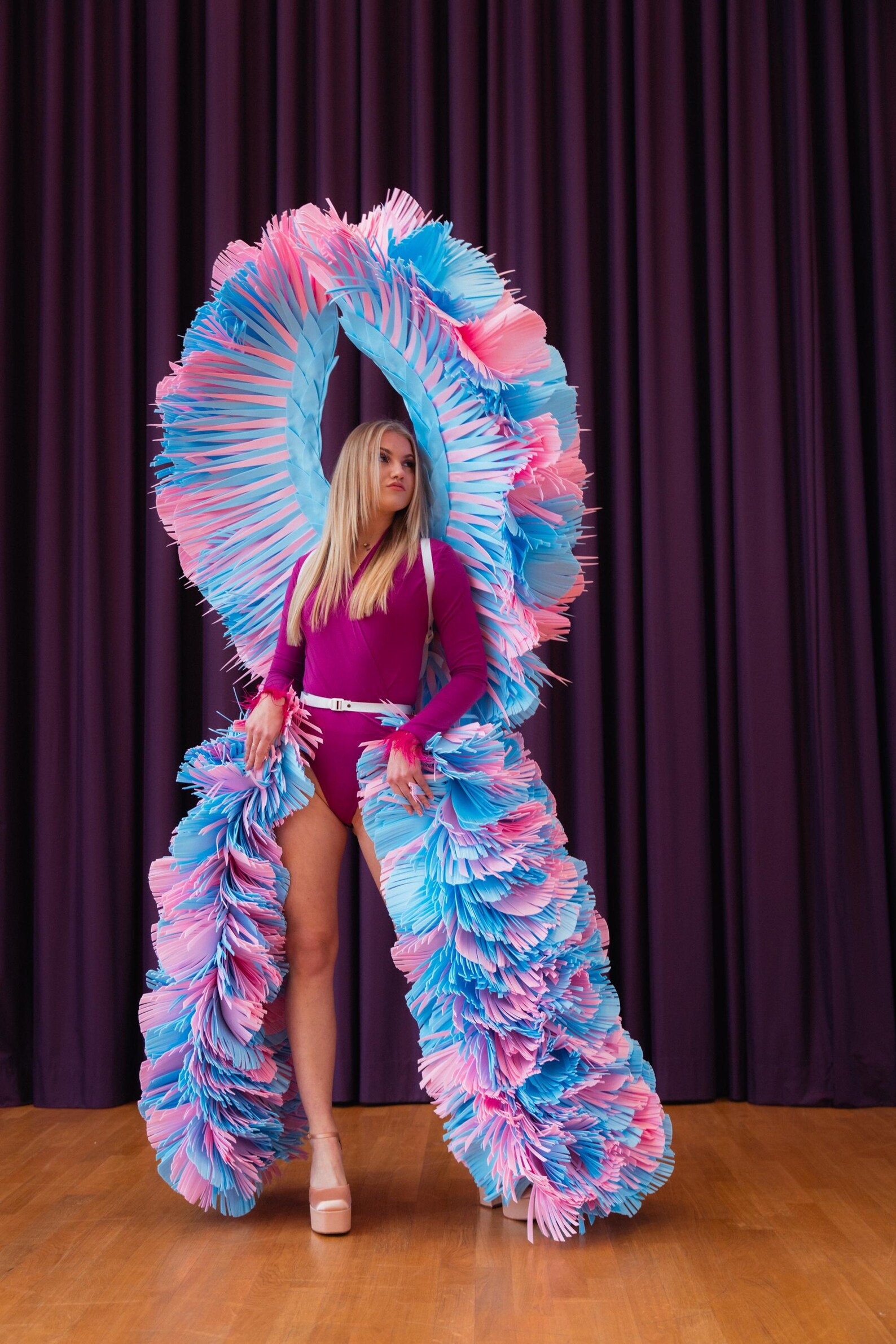Light Blue Samba Dance Costume, Cosplay Costume, Trinidad Carnival ...
