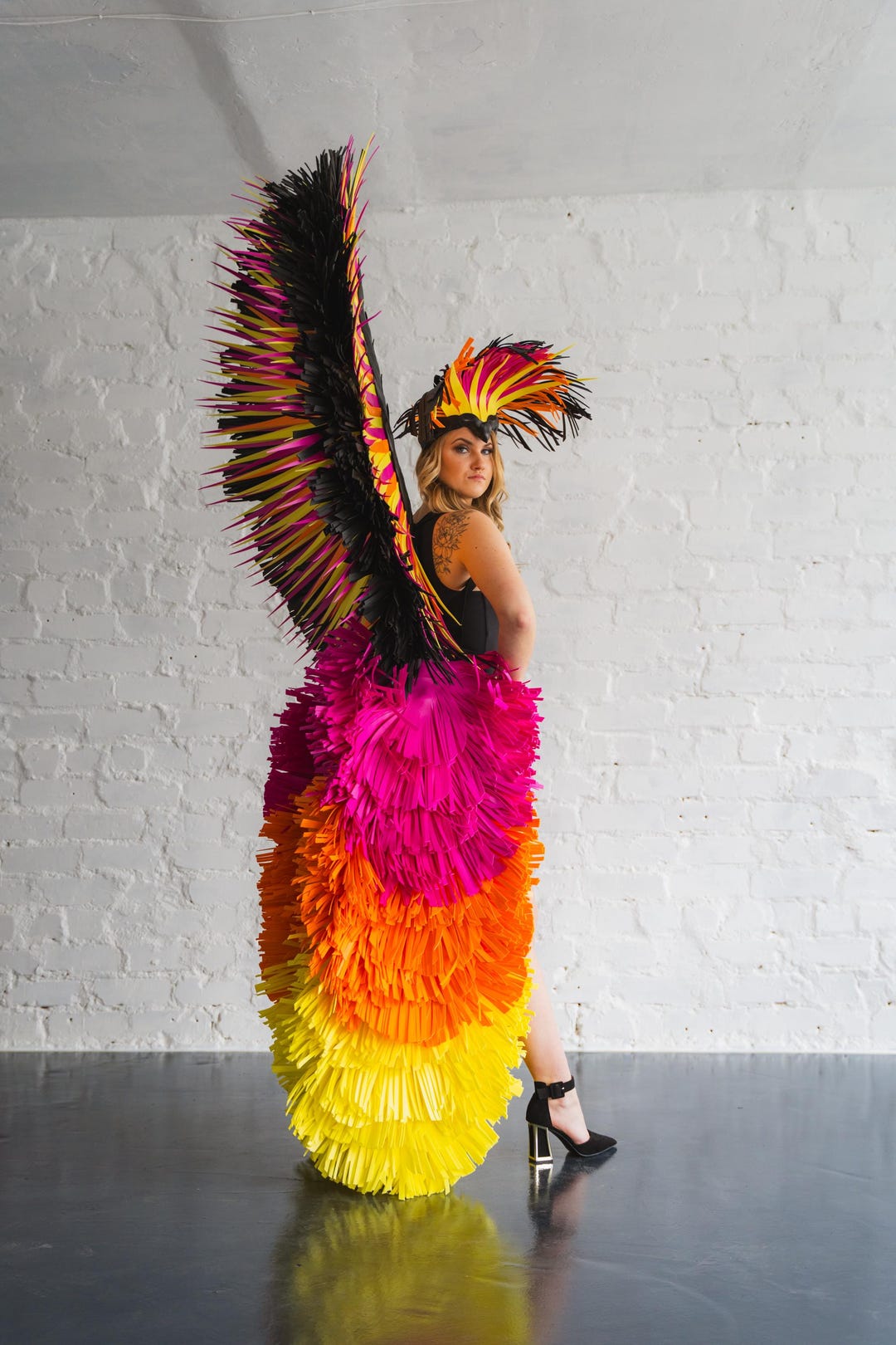 Colourful Samba Dance Costume, Cosplay Costume, Trinidad Carnival ...