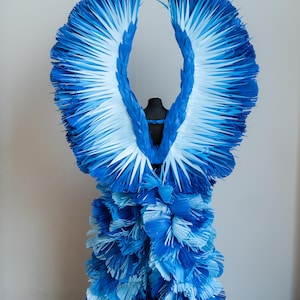 Blue Samba Carnival Costume: Light-up Wings & Tails, Cosplay Prop - Etsy
