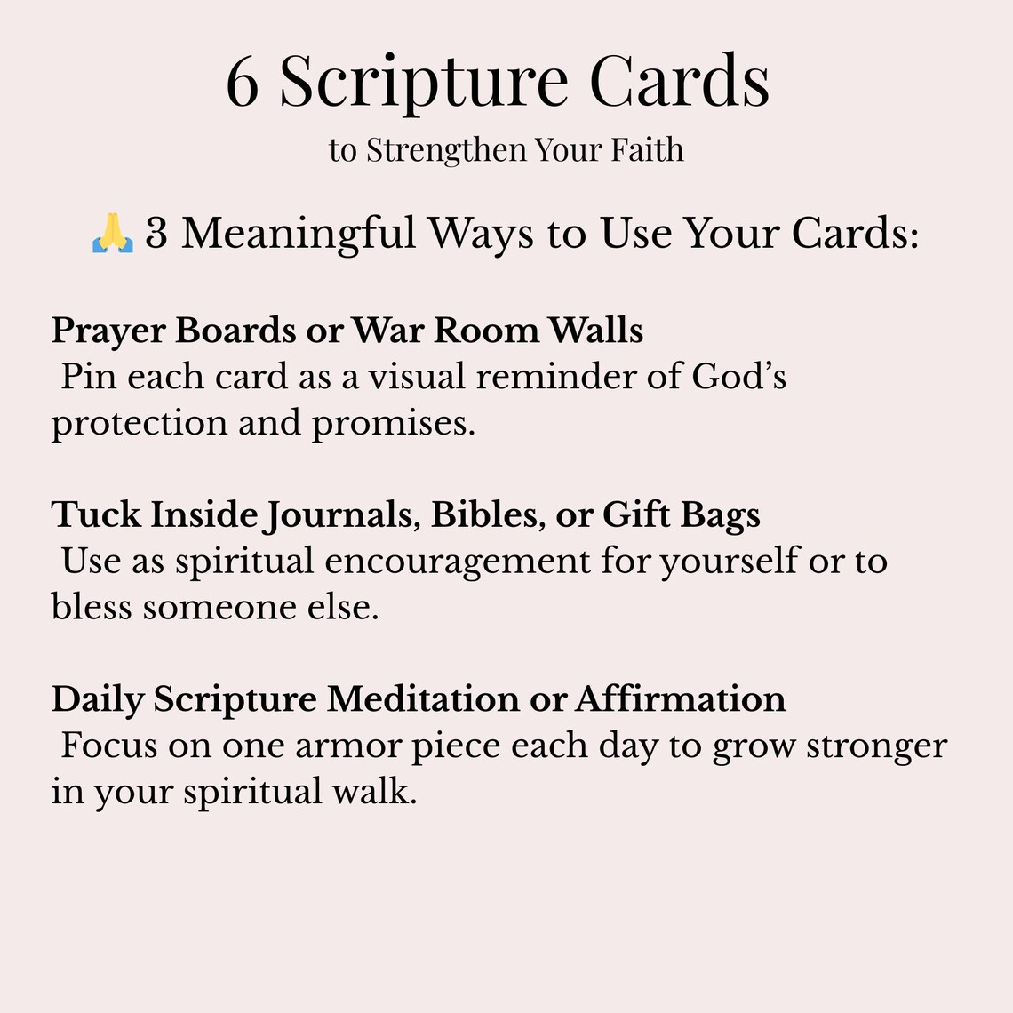 Prayer Board Kit Printable Cards, Armor of God Prayer Cards, Ephesians ...