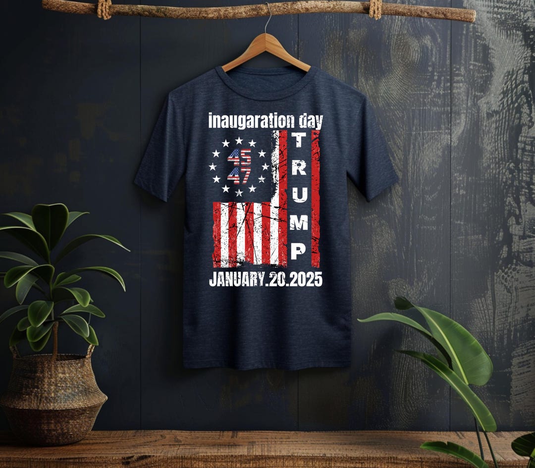 Trump Inauguration Day 2025 T-shirt, Political Election Tee, President ...