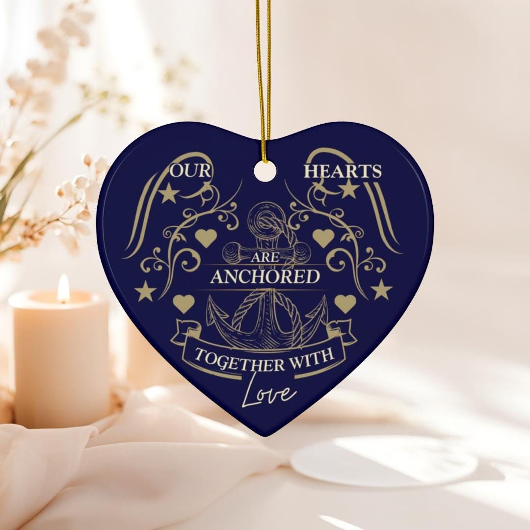 Navy Valentine Ornament - Deployment Keepsake, Gift for Sailors ...