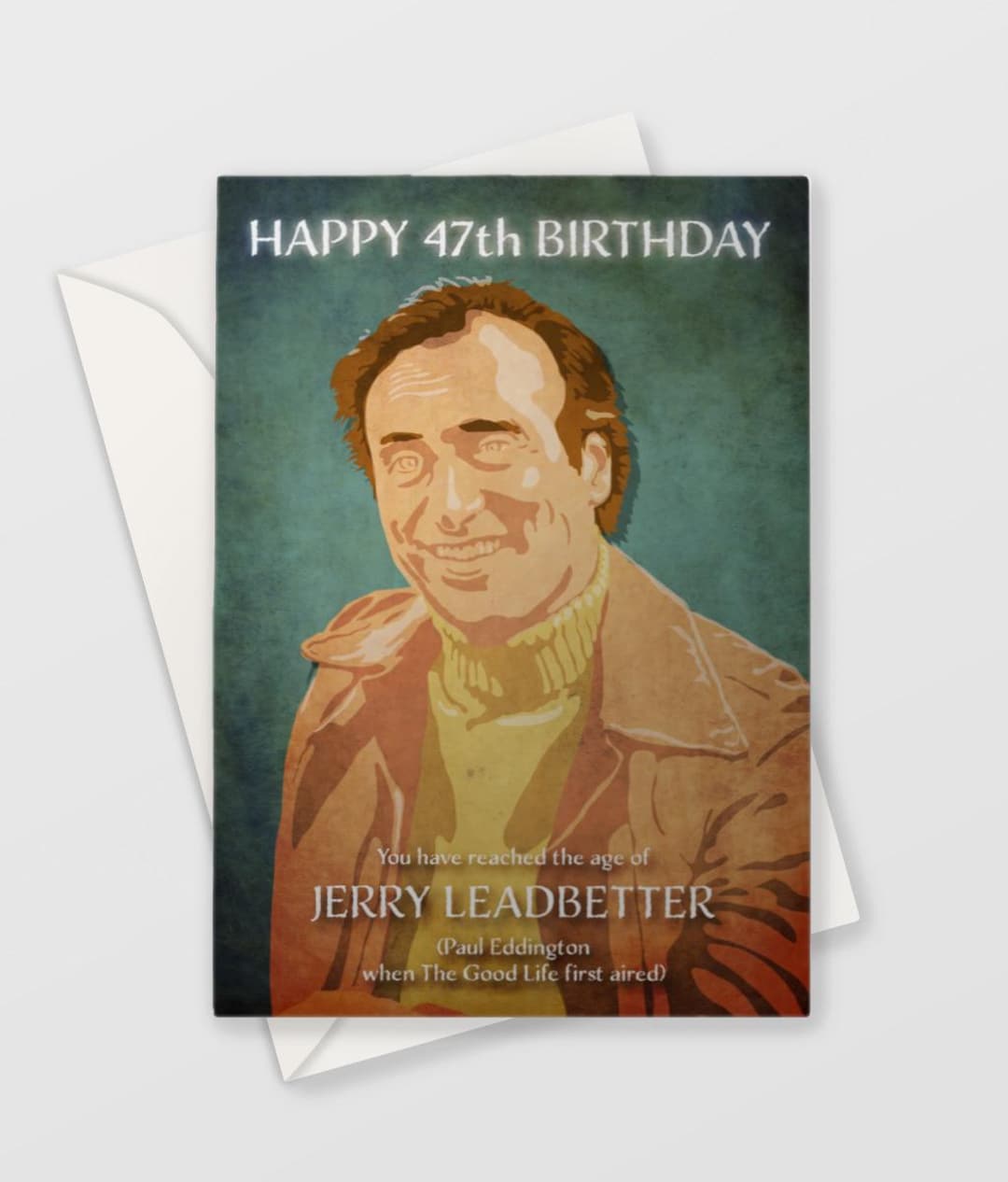 47th Birthday - Jerry Leadbetter (paul Eddington) - the Good Life - Etsy